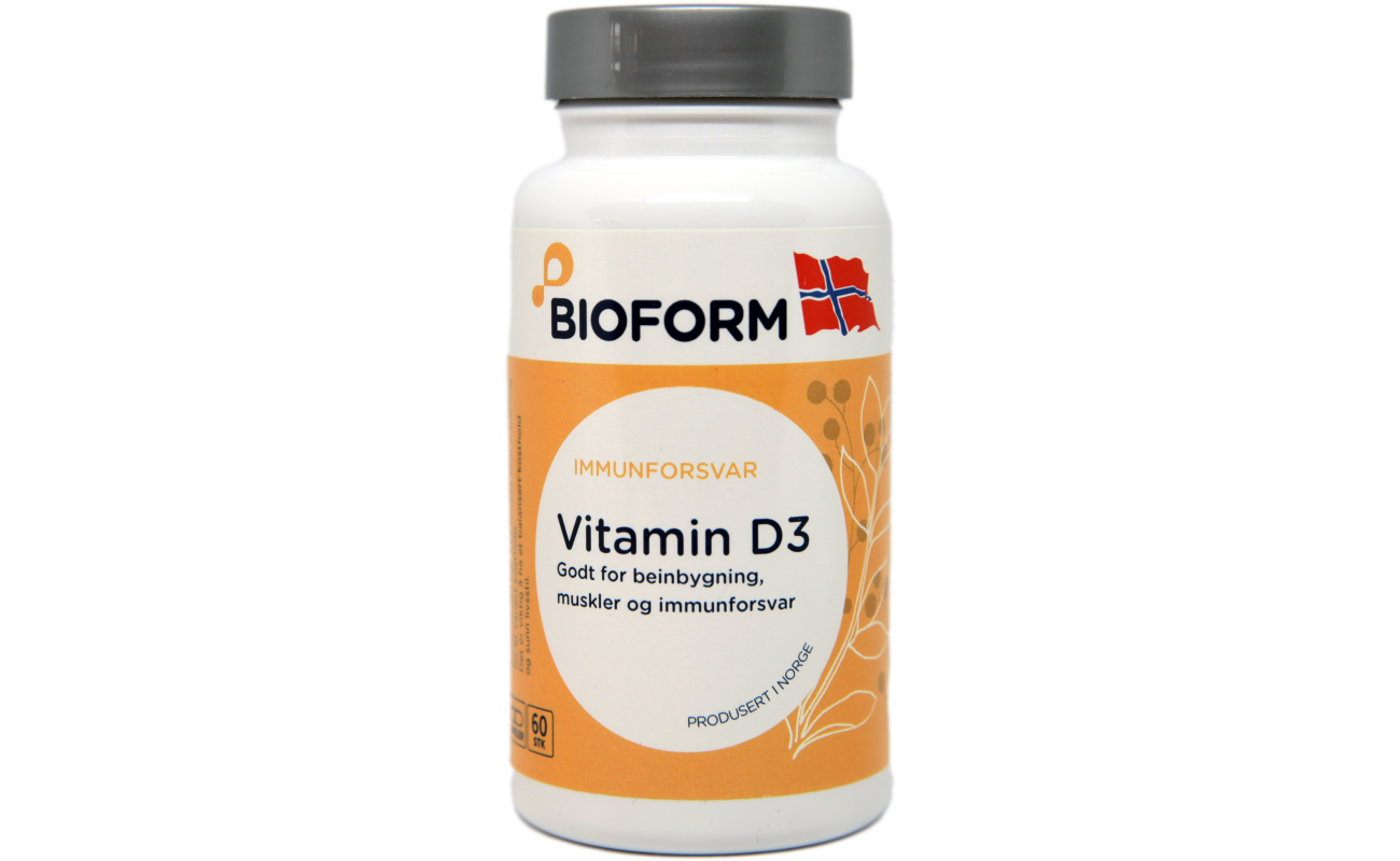 Vitamin D3 60 kapsler - vishop