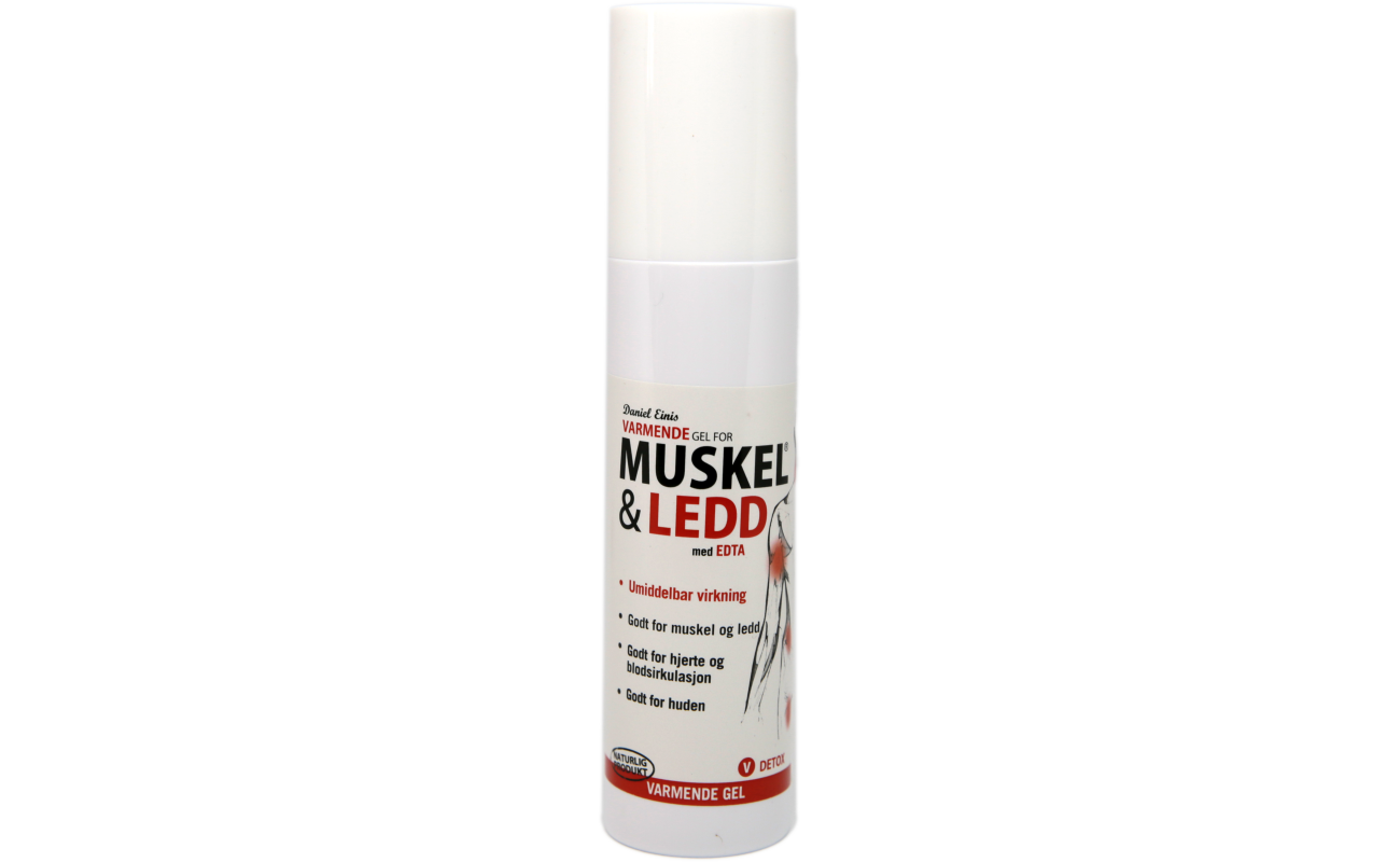 Varmende Muskel & ledd gel med edta, 150 ml - vishop